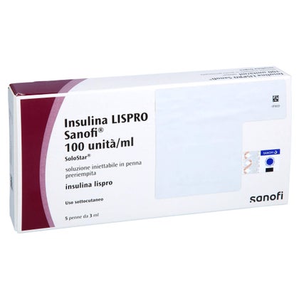 Insulin Lispro Sanofi 100 E/ml Inj.-Lsg. 5X3 ml mit E-Rezept kaufen ...