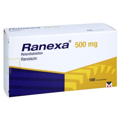 Ranexa 500 mg Retardtabletten 100 St mit E-Rezept kaufen | DocMorris