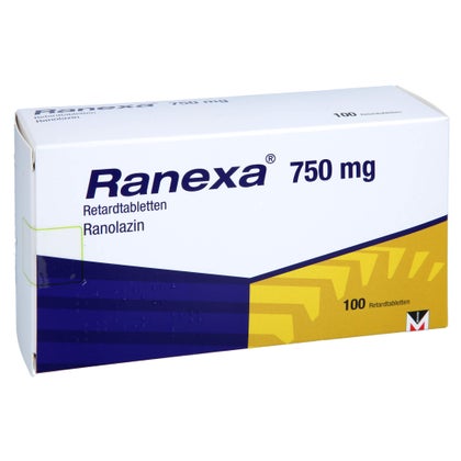 Ranexa 750 mg Retardtabletten 100 St mit E-Rezept kaufen | DocMorris