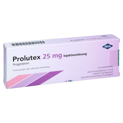 Prolutex 25 mg Injektionslösung Dsfl. 7 St mit E-Rezept kaufen | DocMorris