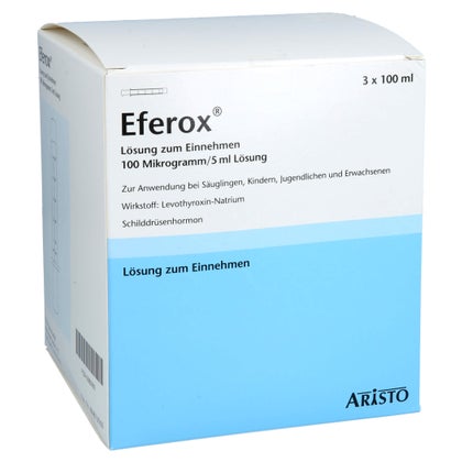 Eferox Lösung Zum Einnehmen 100 µg/5 Ml Lösung 3X100 ml mit E-Rezept ...