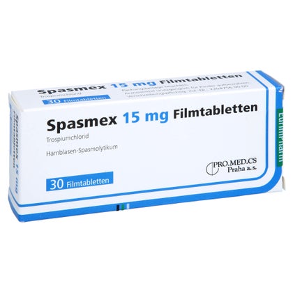 Spasmex 15 mg Filmtabletten 30 St mit E-Rezept kaufen | DocMorris