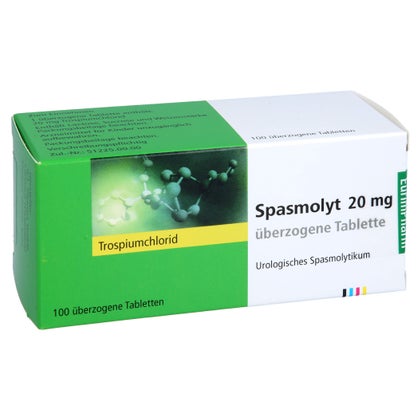 Spasmolyt 20 mg überzogene Tabletten 100 St mit E-Rezept kaufen | DocMorris