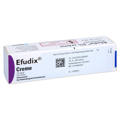 Efudix 5% Creme 20 g mit E-Rezept kaufen | DocMorris
