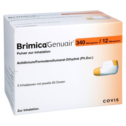 Brimica Genuair 340 µg/12 µg Plv.z.inhalation 60ed 3 St mit E-Rezept ...