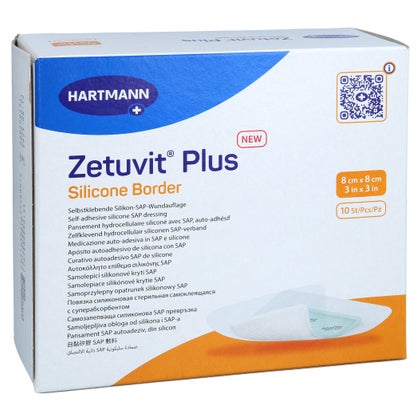 Zetuvit Plus Silicone Border 8x8 Cm 10 St online kaufen | DocMorris