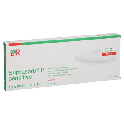 Suprasorb P Sensitive Border 10x30 Cm 5 St online kaufen | DocMorris