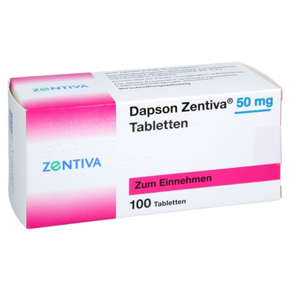 Dapson Zentiva 50 Mg Tabletten 100 St mit E-Rezept kaufen | DocMorris