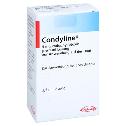 Condyline 5 Mg/ml Lösung Z.anwendung Auf D.haut 3,5 ml mit E-Rezept ...