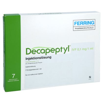 Decapeptyl Ivf 0,1 Mg/1 Ml Inj.-lsg.fertigspritze 7 St mit E-Rezept ...
