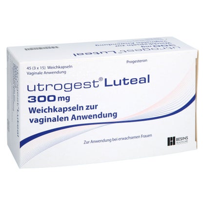 Utrogest Luteal 300 Mg Weichkaps.z.vaginal.anwend. 45 St mit E-Rezept ...
