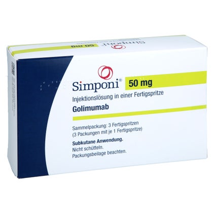 Simponi 50 Mg Injektionslösung I.e.fertigspr. 3X1 St mit E-Rezept ...