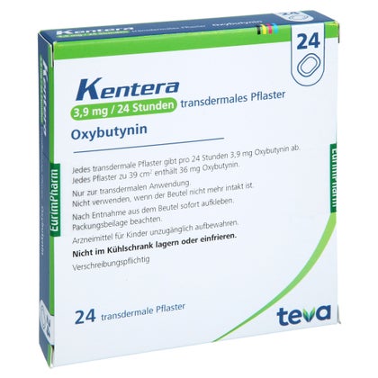 Kentera 3,9 Mg/24 Stunden Transdermale Pflaster 24 St mit E-Rezept ...