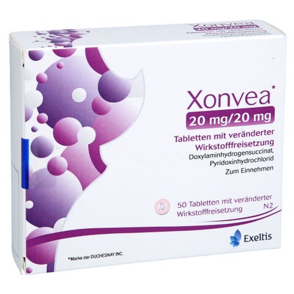 Xonvea 20 Mg/20 Mg Tabl.m.veränd.wirkst.-freis. 50 St mit E-Rezept ...