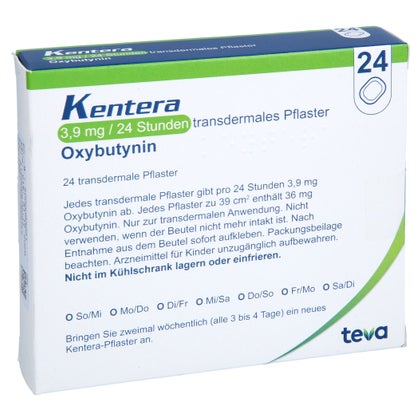 Kentera 3,9 Mg/24 Stunden Transdermale Pflaster 24 St mit E-Rezept ...