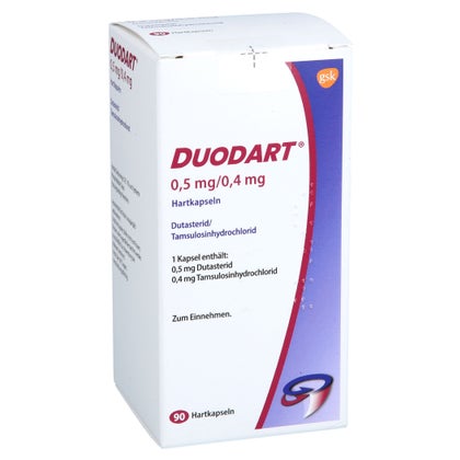 Duodart 0,5 Mg/0,4 Mg Hartkapseln 90 St mit E-Rezept kaufen | DocMorris
