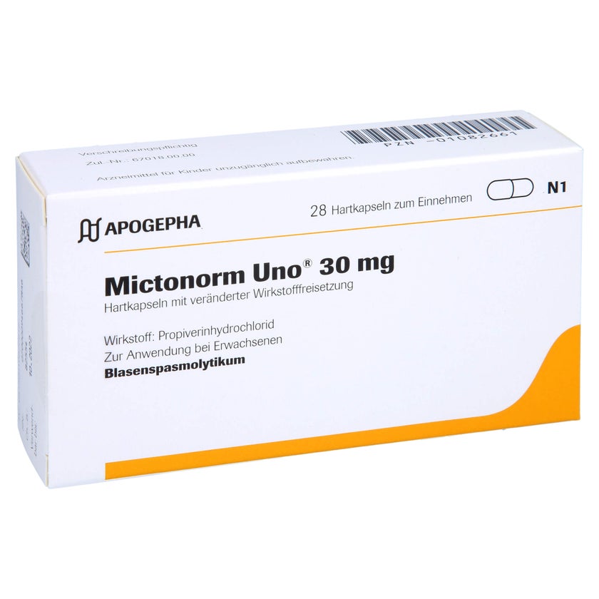 MICTONORM Uno 30 mg Hartk.m.veränd.Wirkst.-Frs. 28 St mit E-Rezept ...