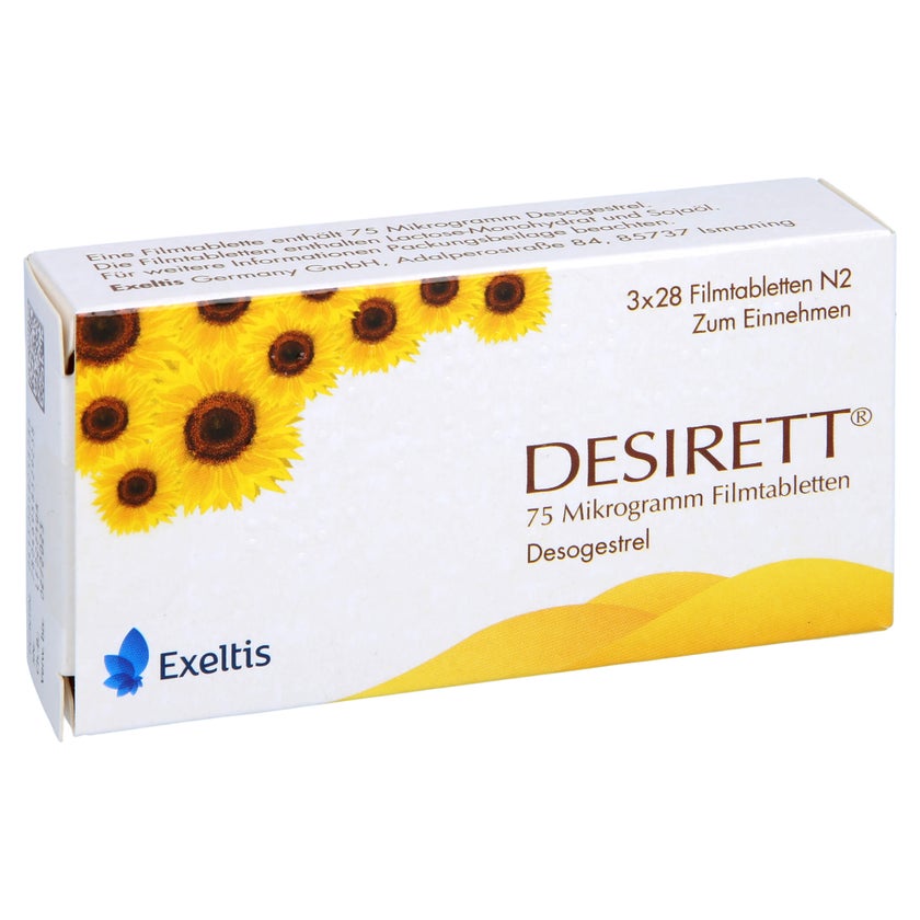 Desirett 75 Mikrogramm Filmtabletten 3X28 St mit E-Rezept kaufen ...