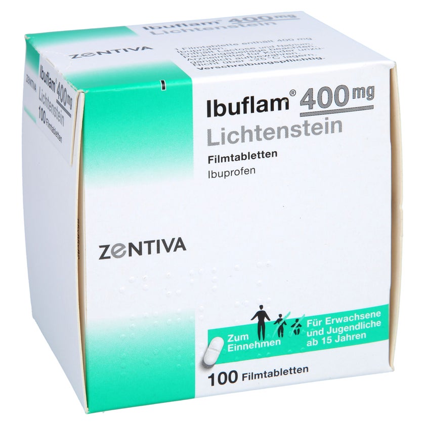 IBUFLAM 400 mg Lichtenstein Filmtabletten 100 St mit E-Rezept kaufen ...