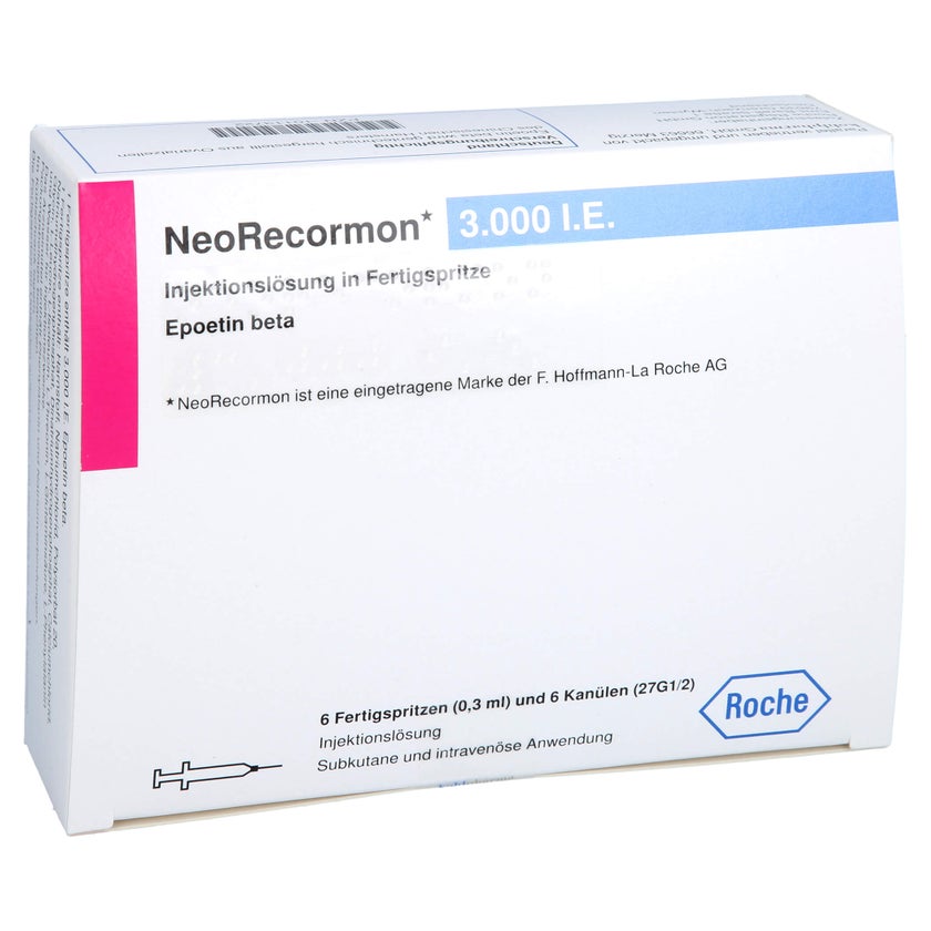 NEORECORMON 3.000 I.E. Injekt.-Lsg.i.e.Fertigspr. 6 St mit E-Rezept ...