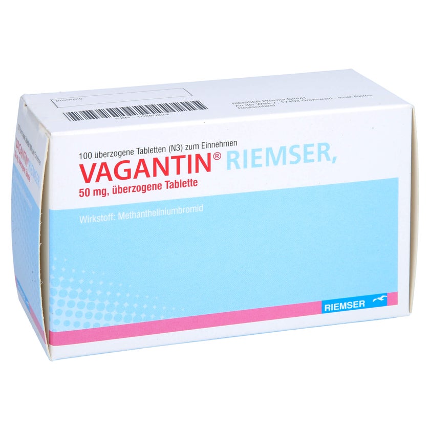 VAGANTIN RIEMSER 50 mg überzogene Tabletten 100 St mit E-Rezept kaufen ...