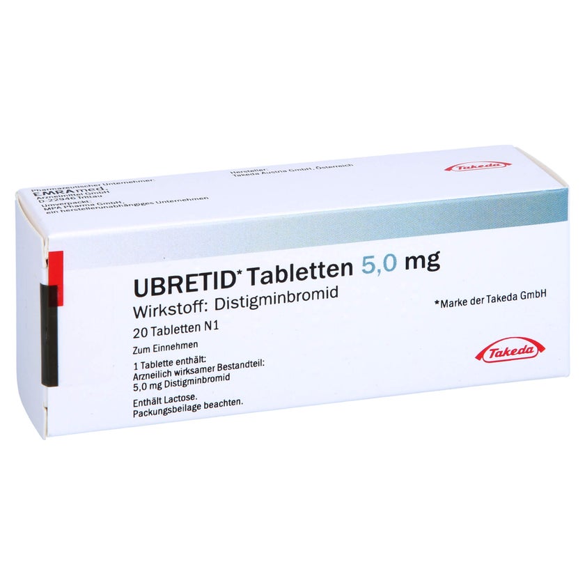 Ubretid Tabletten 5 mg 20 St mit E-Rezept kaufen | DocMorris