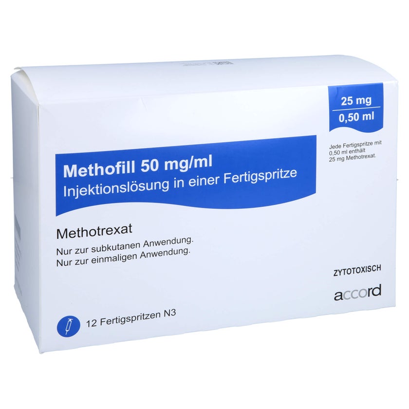 METHOFILL 25 mg (50 mg/ml) Inj.-Lsg.i.e.F.-Sp. 12 St mit E-Rezept ...