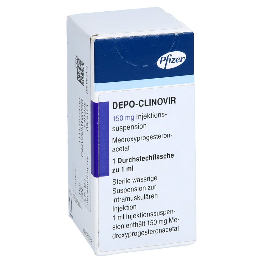 DEPO-CLINOVIR 150 mg/ml Injektionssusp.i.e.Dsfl. 1 St mit E-Rezept ...