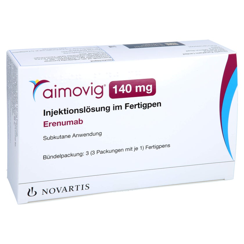 AIMOVIG 140 mg Injektionslösung im Fertigpen 3X1 St mit E-Rezept kaufen ...