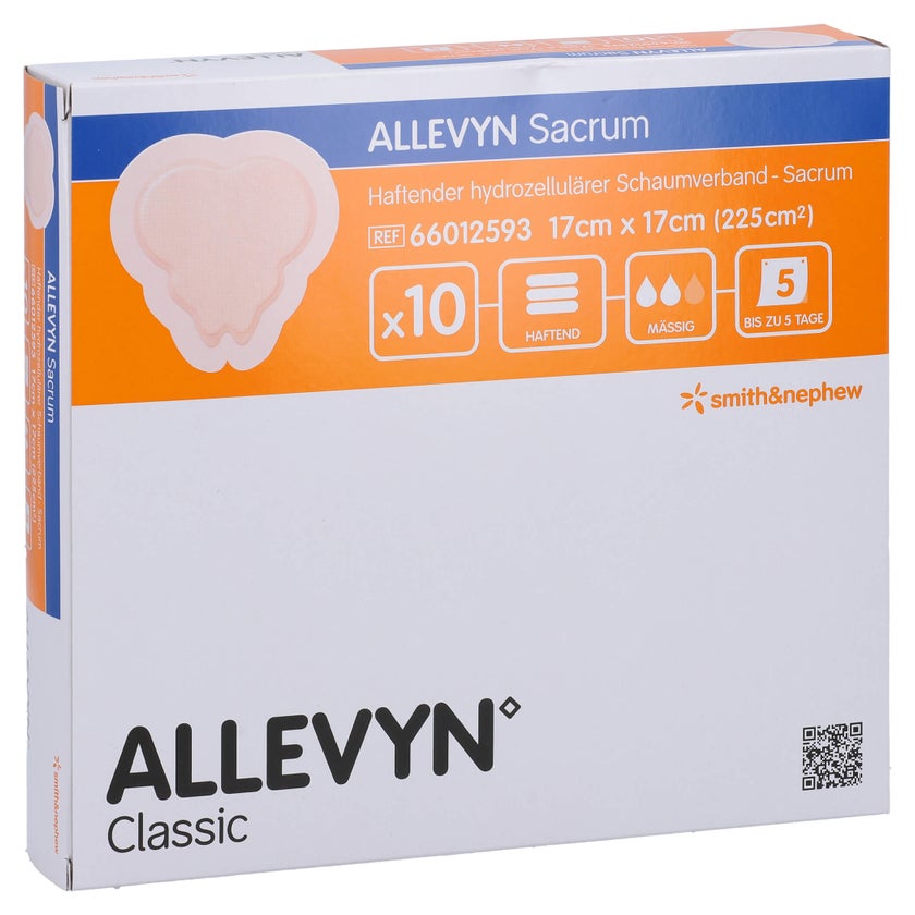 Allevyn Sacrum Klein 17x17 cm Wundverban 10 St online kaufen | DocMorris