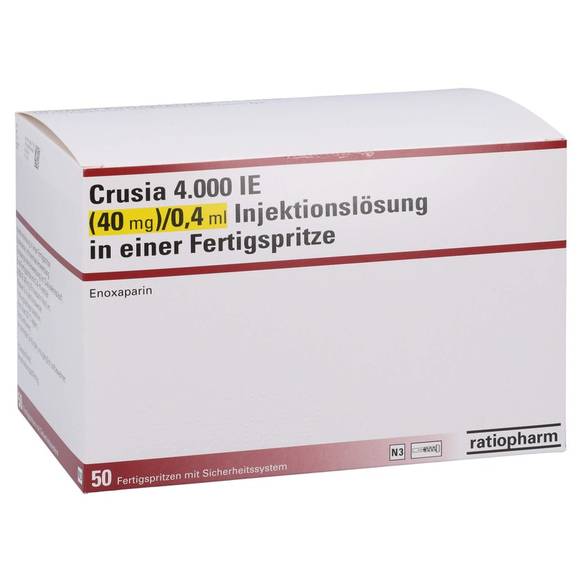CRUSIA 4.000 I.E. 40 mg/0,4 ml ILO F.Sp.+Sich-Sys. 50 St mit E-Rezept ...