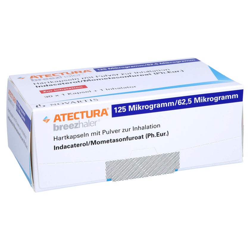 ATECTURA Breezhaler 125µg/62,5µg Hkp.m.Plv.z.Inh. 30 St mit E-Rezept ...