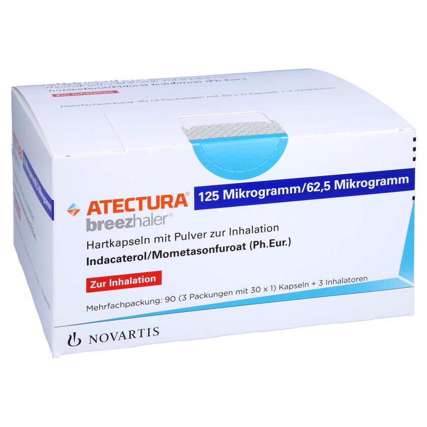ATECTURA Breezhaler 125µg/62,5µg Hkp.m.Plv.z.Inh. 3X30 St mit E-Rezept ...