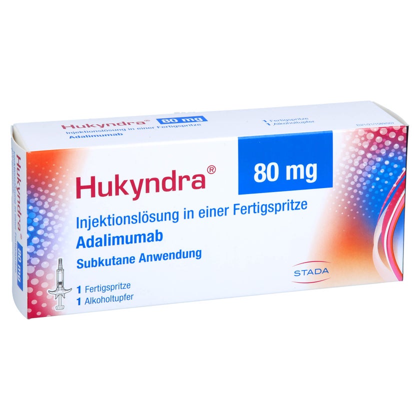 HUKYNDRA 80 mg/0,8 ml Inj.-Lösung in Fertigspr. 1X0,8 ml mit E-Rezept ...