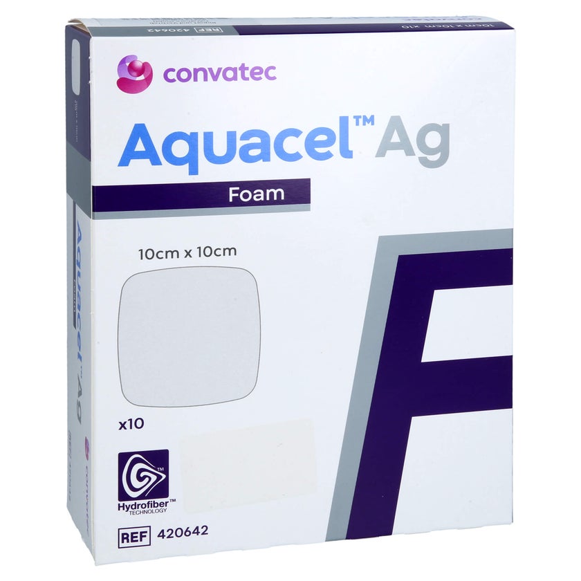 Aquacel Ag Foam Nicht Adhäsiv 10x10 Cm Verband 10 St online kaufen | DocMorris