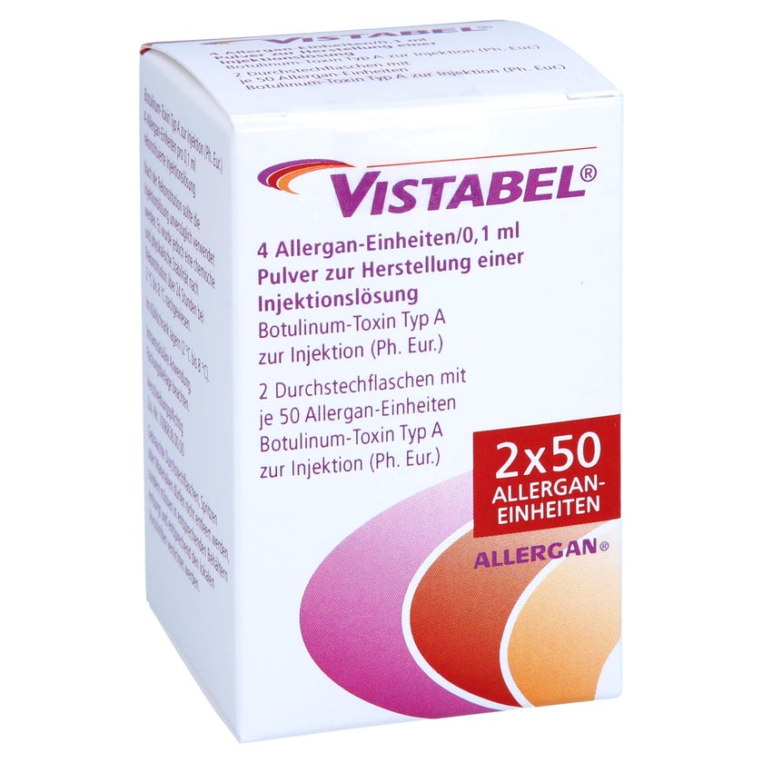VISTABEL 4 Allergan-E./0,1ml 2x50E. P.z.H.e.Inj.-L 1 P mit E-Rezept ...