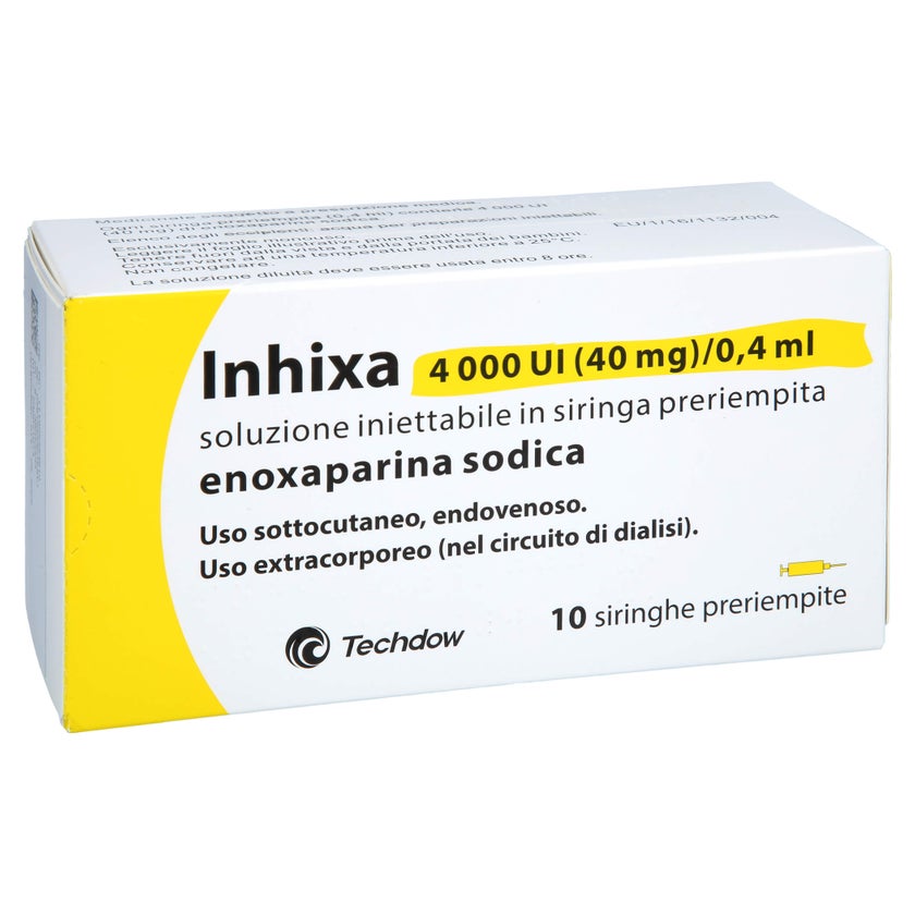 INHIXA 4.000 I.E. 40 mg/0,4 ml Inj.-Lsg.i.e.F.-Sp. 10 St mit E-Rezept ...