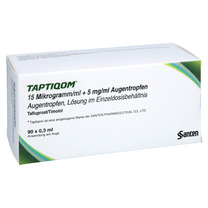 Taptiqom 15 µg/ml + 5 mg/ml Augentr.i.Ei 90X0,3 ml mit E-Rezept kaufen ...