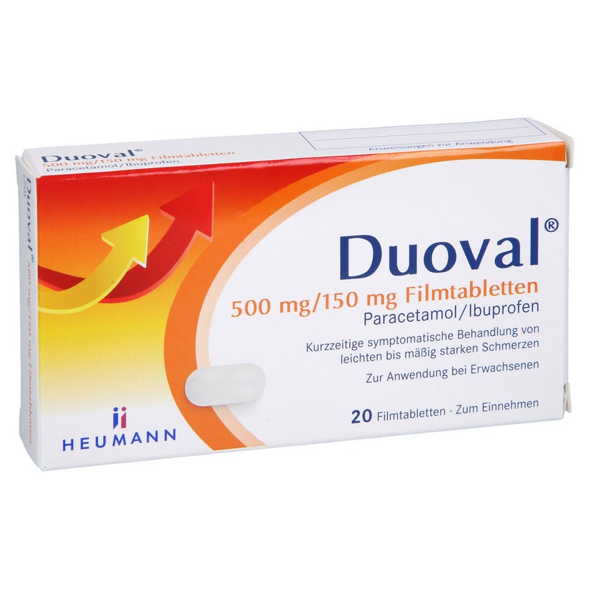 Duoval 500 mg/150 mg Filmtabletten 20 St online kaufen | DocMorris