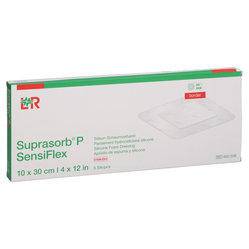 Suprasorb P Sensiflex Border 10x30cm 5 St online kaufen | DocMorris