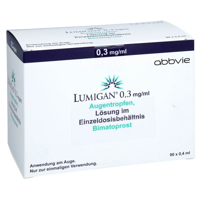 Lumigan 0,3 Mg/ml Augentropfen Im Einzeldosisbeh. 90X0,4 ml mit E ...